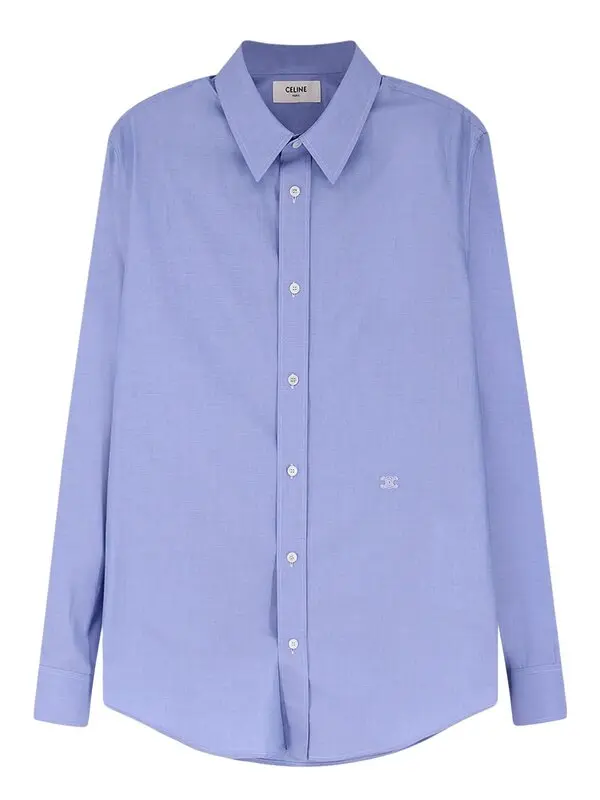 Celine Cotton Shirt - Blue