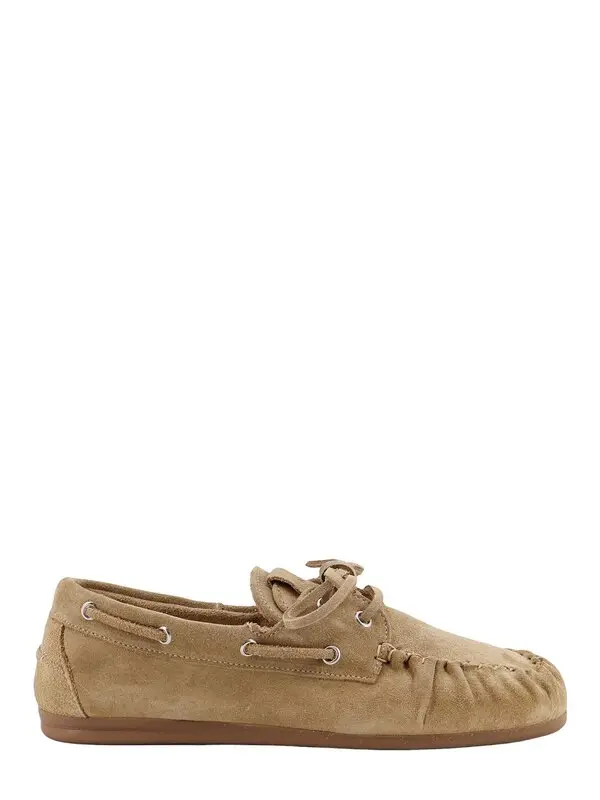ALOHAS Rowan Suede Loafers - Beige