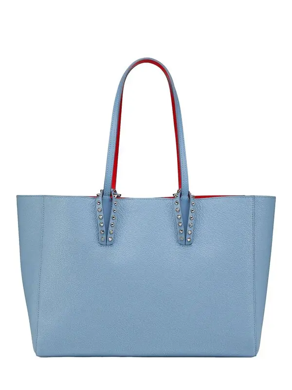 CHRISTIAN LOUBOUTIN Cabata Leather Shoulder Bag - Blue