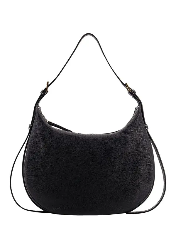 ATP ATELIER Liveri Leather Shoulder Bag - Black