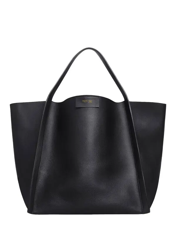 Celine Cube Leather Handbag - Black