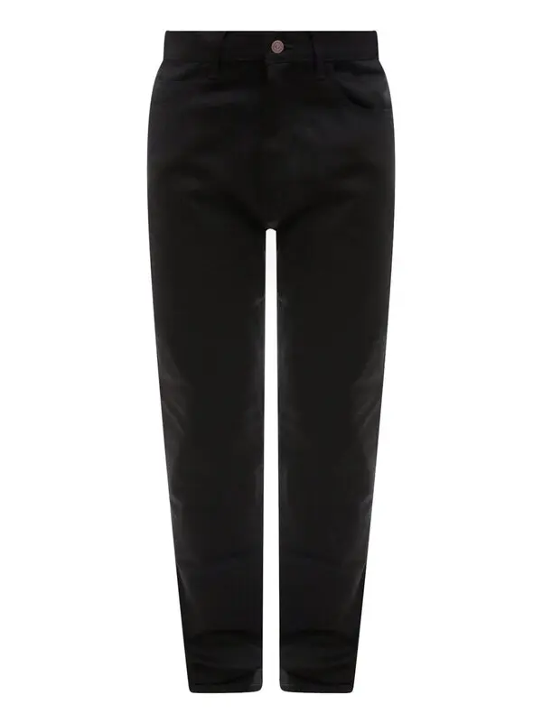 Celine Stretch Cotton Trousers - Black