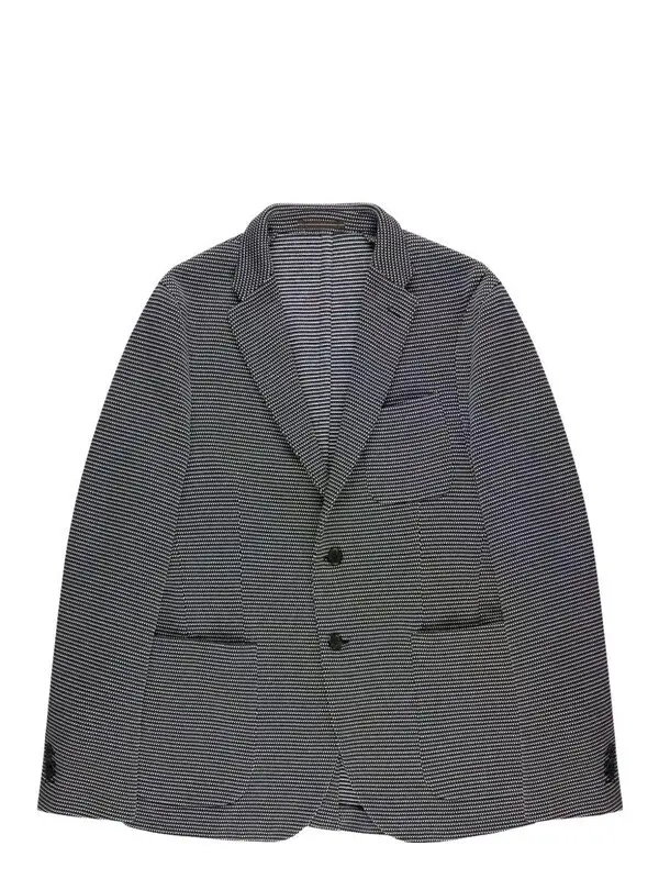 SLOWEAR Micro-patterned Blazer - Blue