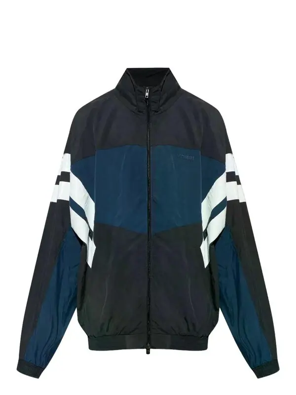 Vetements Striped Sleeves Jacket - Black