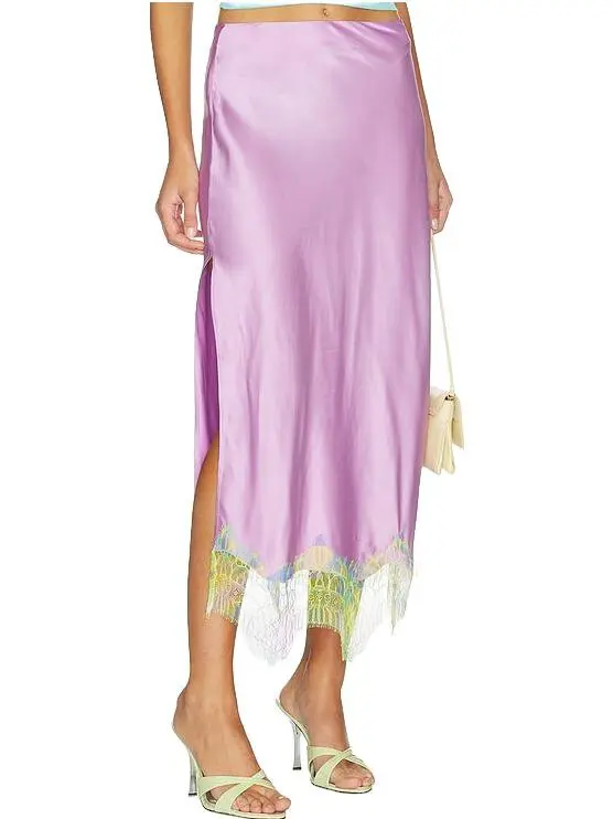 DONDE ESTEBAN Salpicon Long Skirt - Lilac