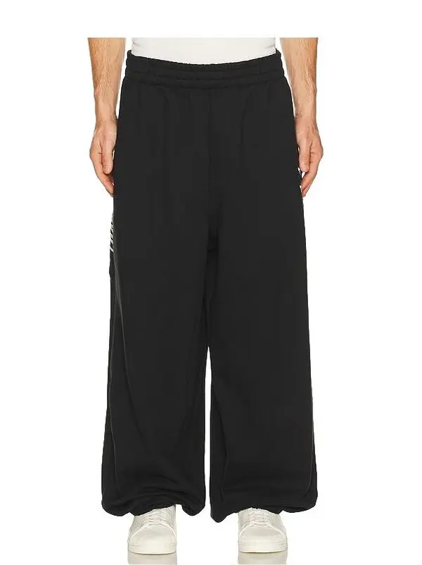 ADIDAS ORIGINALS X Willy Chavarria Heavy Weight Sweatpant - Black