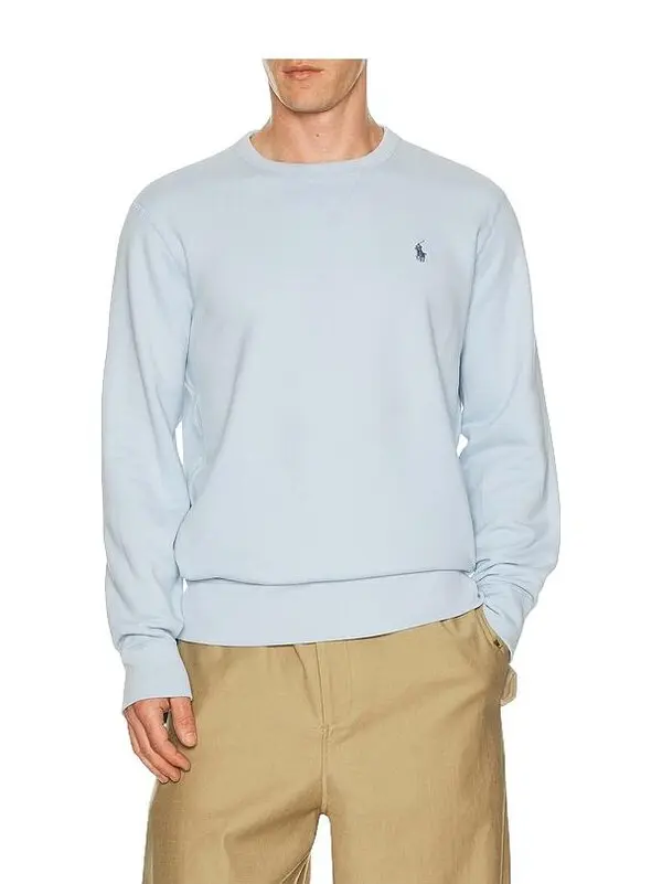 Polo Ralph Lauren Long Sleeve Rl Fleece Crewneck Sweatshirt - Southport Blue