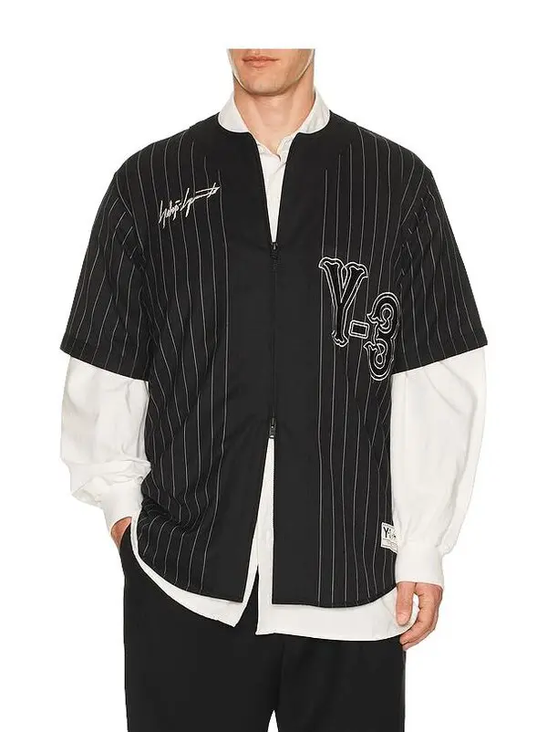 Y3 Elite 5 Baseball Jersey - Black