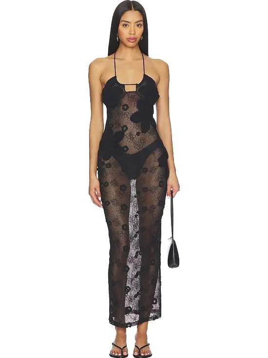 MORE TO COME Trina Maxi Dress - Black