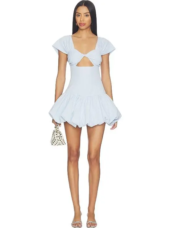 MORE TO COME Adda Mini Dress - Baby Blue