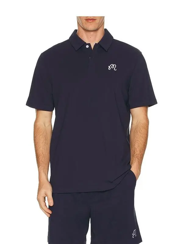 MALBON Fairway Polo - Navy