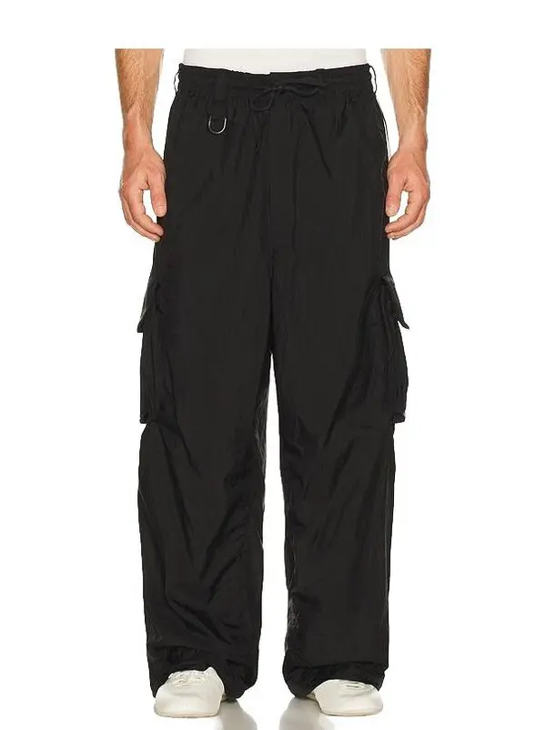 Y3 Nylon 3s Cargo Track Pant - Black