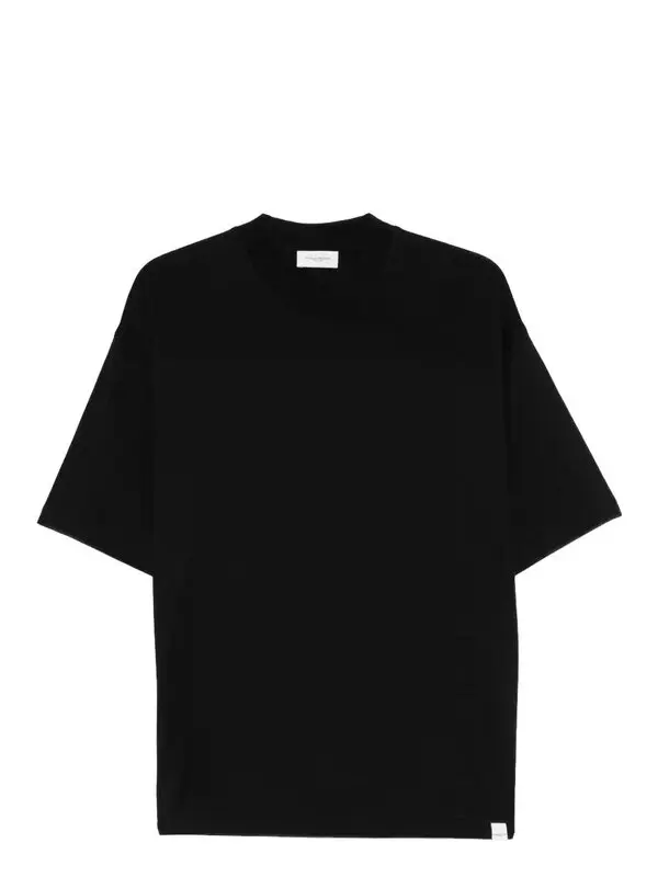 PAOLO PECORA Crew-neck T-shirt - Black