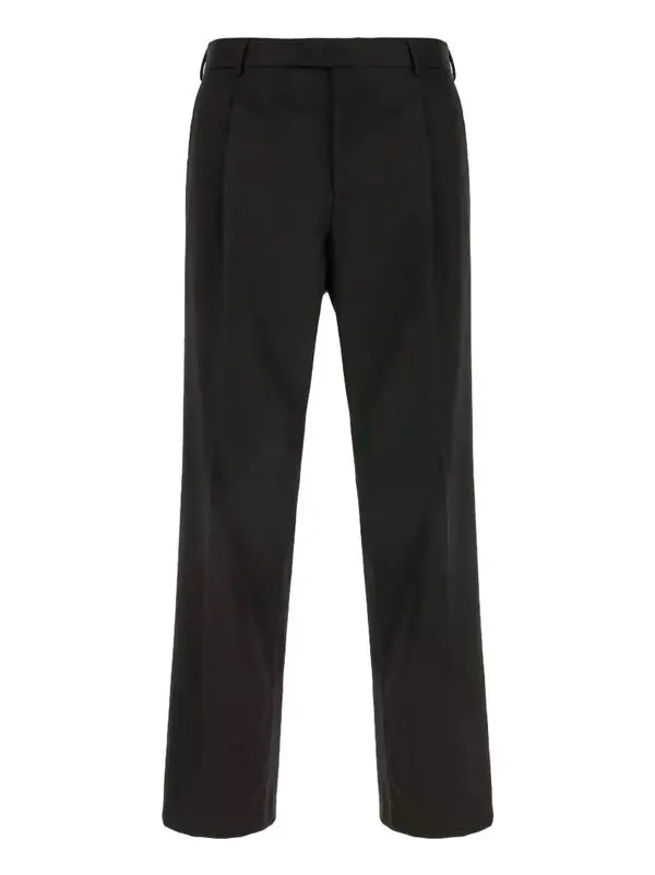 PT TORINO Wool Trousers - Black