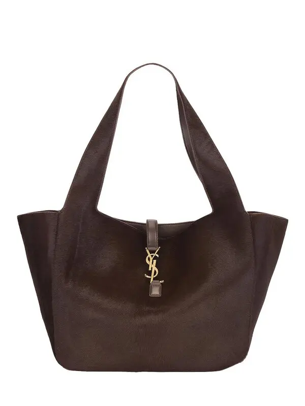Saint Laurent Bea Tote Bag - Moka