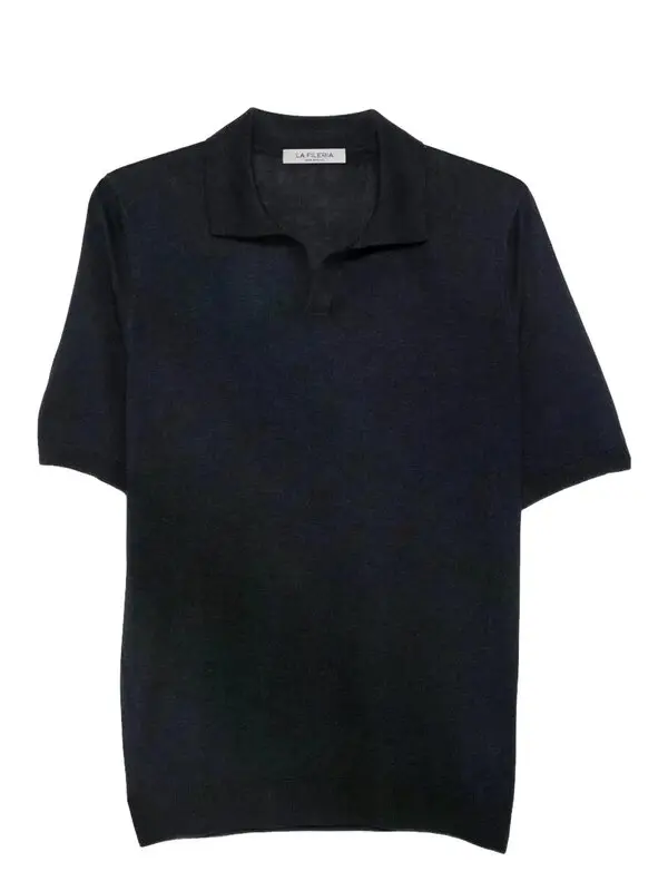 FILERIA V-neck T-shirt - Blue