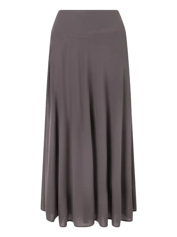 ST. AGNI Tencel™ Lyocell Midi Skirt - Gray