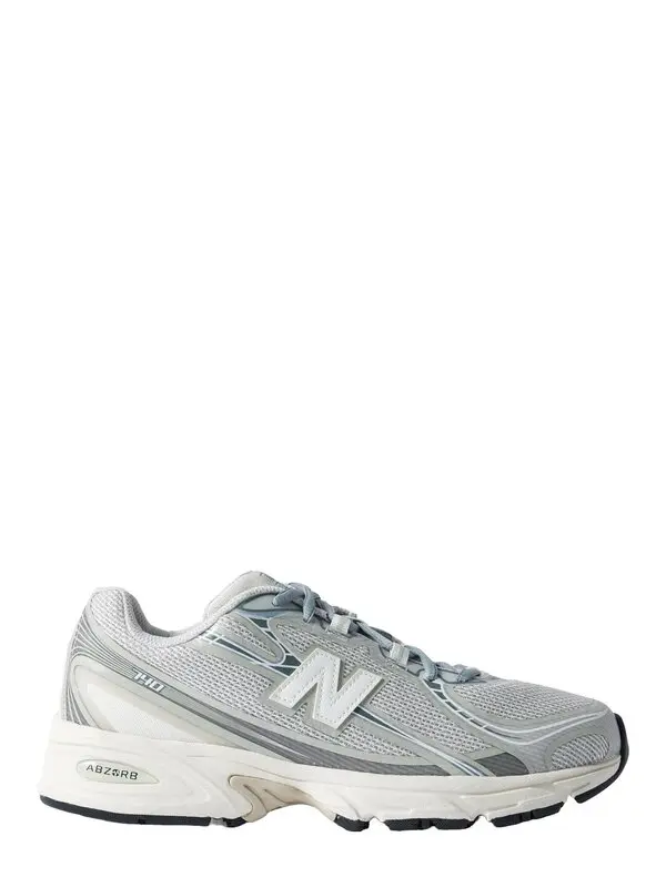 NEW BALANCE 740 Rubber And Mesh Sneakers - Gray