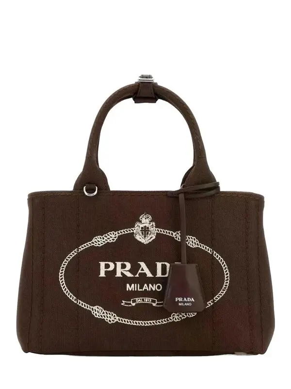 Prada Jardinière Tote Bag - Brown