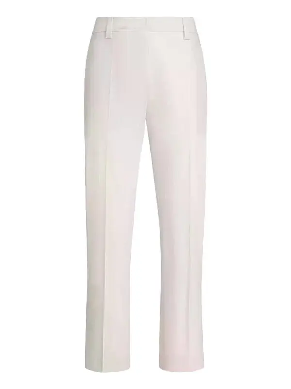 Brunello Cucinelli Cotton Twill Trousers - Neutrals