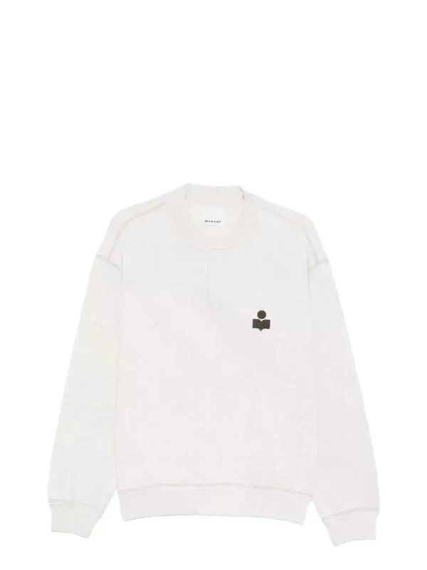 MARANT Mathias Logo Crewneck Sweatshirt - Grey