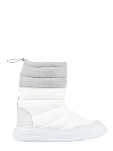 Eleventy Padded Ankle Boots - White