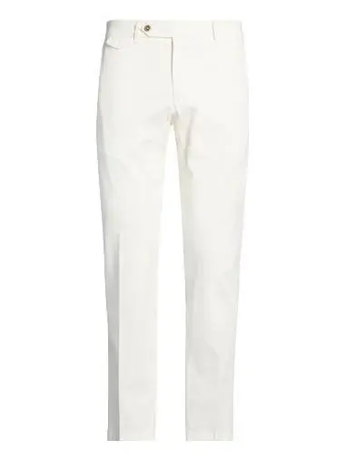 PAOLONI Tapered Regular Fit Chino Pants - White