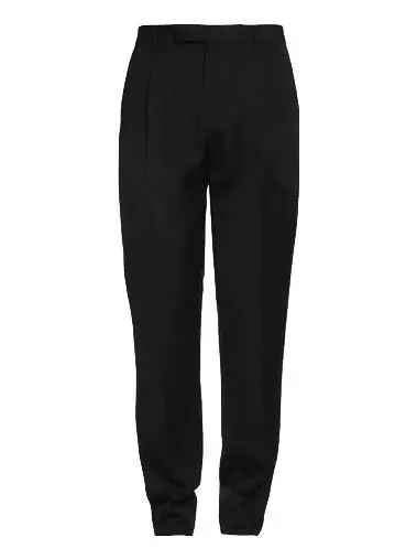 LARDINI Tapered High-waisted Pants - Black