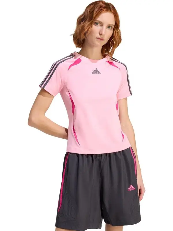 Adidas Teamgeist Tee - Light Pink / Real Magenta / Utility Black