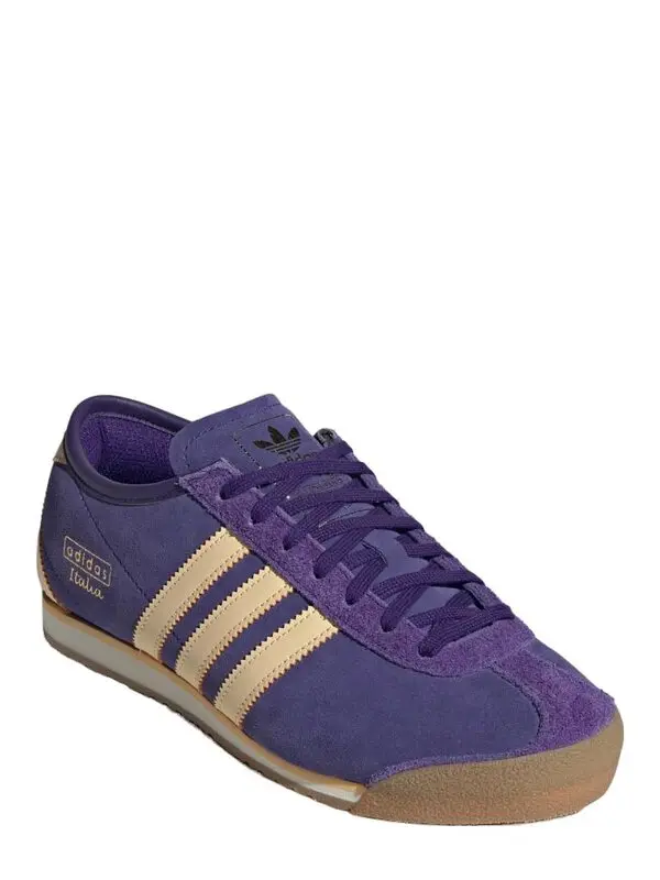 Adidas Italia 70s Low-profile Sneakers - Collegiate Purple / Orange Tint / Gold Metallic