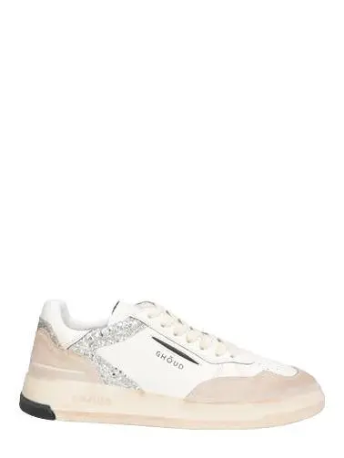 GHOUD VENICE Leather And Textile Sneakers - White