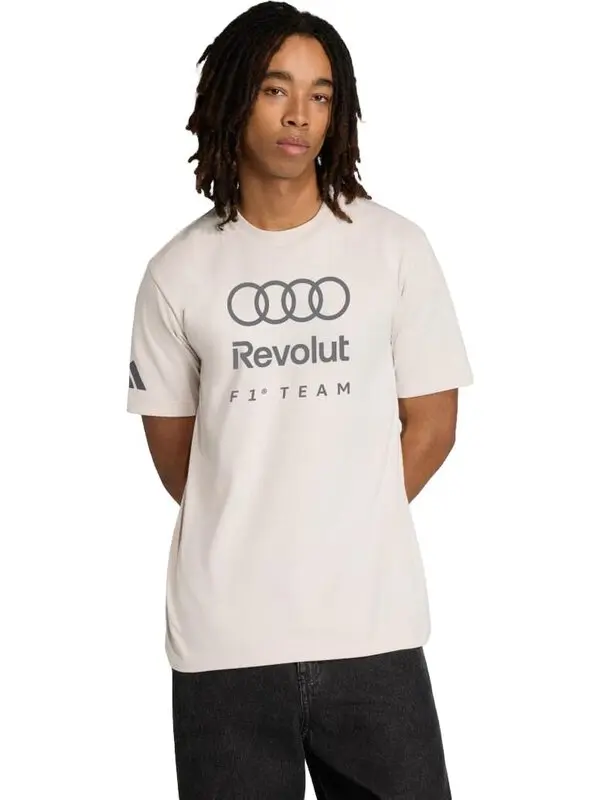 Adidas Audi Revolut F1 Team Dna Graphic Tee - Chalk Pearl