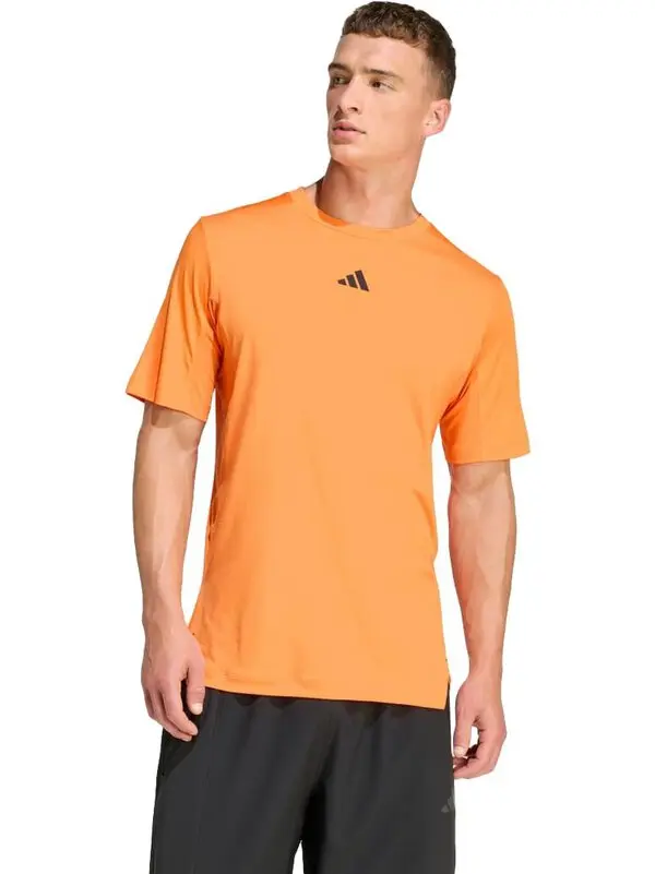 Adidas D4t Power 3-stripes T-shirt - Pure Orange