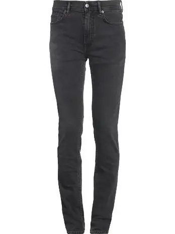Acne Studios Jeans In Organic Cotton And Recycled Polyester - Black
