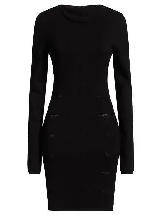 Rick Owens Mini Knitted Bodycon Dress - Black