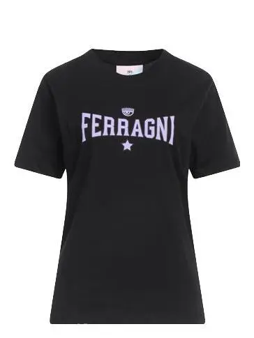 CHIARA FERRAGNI Logo-print T-shirt - Black