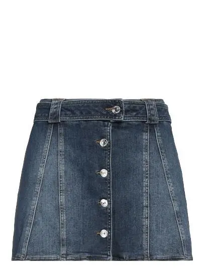 CHIARA FERRAGNI Denim Flared Skirt - Blue