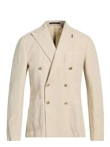 PAOLONI Cotton And Linen Blazer - Beige