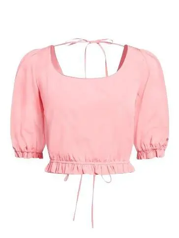 MANILA GRACE Woven Top - Pink