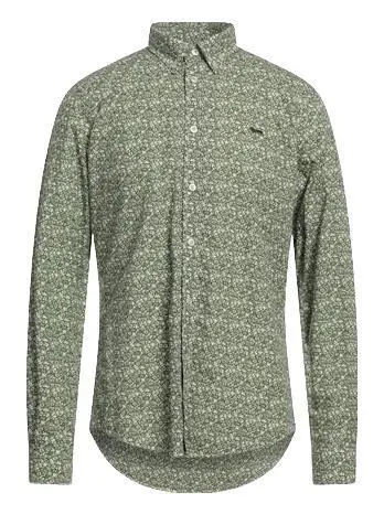 HARMONT & BLAINE Shirt Military Size Cotton - Green