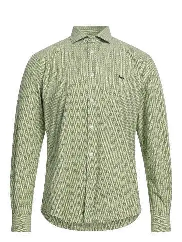 HARMONT & BLAINE Shirt Lime Size Cotton - Green
