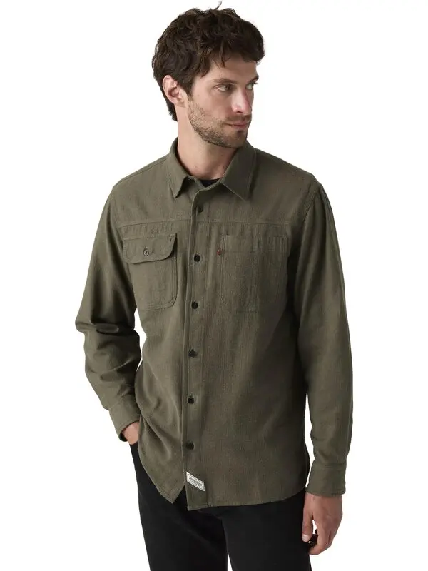 LEVI'S Auburn Long-sleeve Worker Shirt - Danny Herringbone