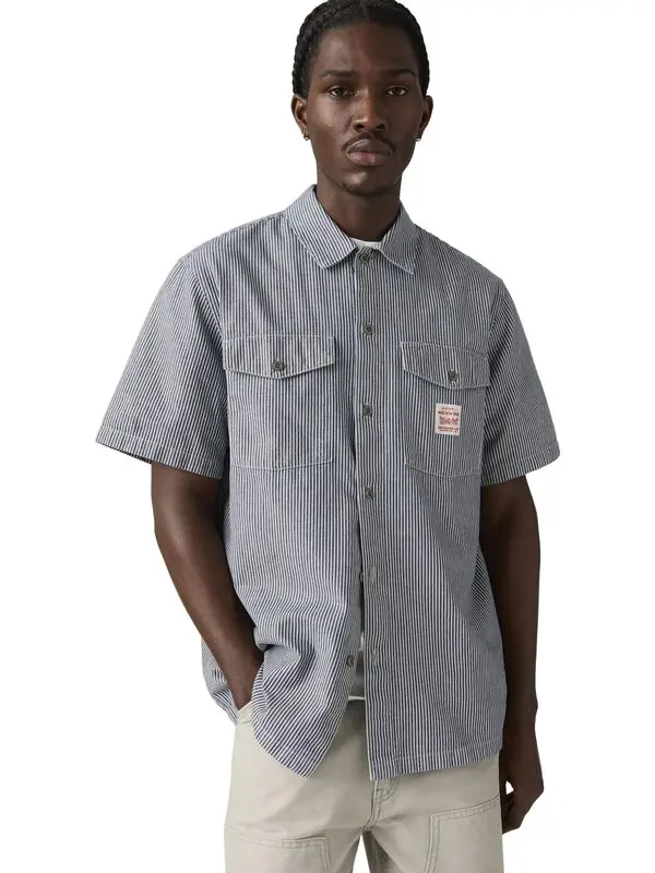LEVI'S Short-sleeve Worker Shirt - Washington Stripe