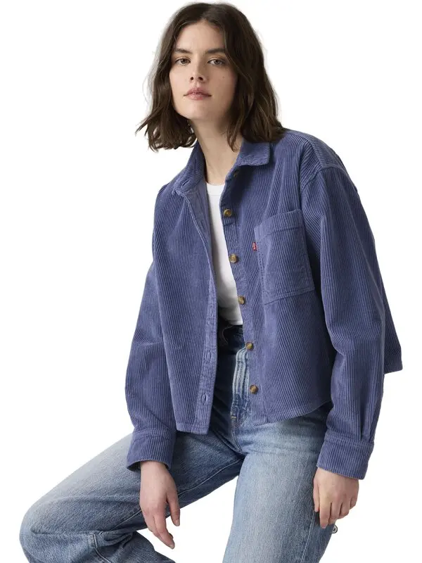 LEVI'S Celine Cozy Shacket - Blue Indigo