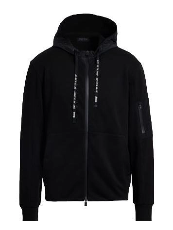 Herno Hooded Zip-up Sweatshirt - Black