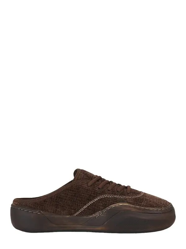 ERL Corduroy Camino Sneakers - Brown