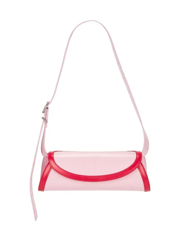 JIL SANDER Small Cannolo Bag - Neon Rose