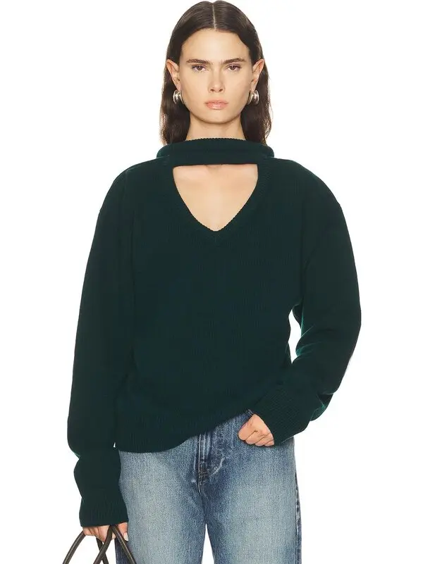 Acne Studios Karoon Wool Sweater - Dark Green