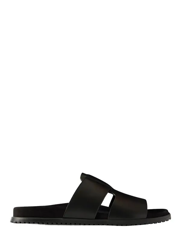 Dolce & Gabbana Leather Sandals - Black