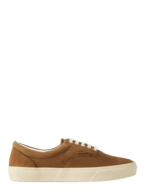 TOM FORD Jude Nubuck Sneakers - Brown